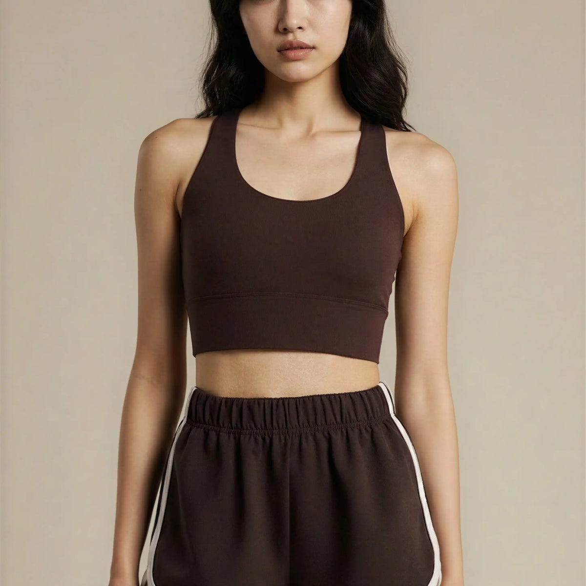FEEL ZERO Racer Back Bra - Buttery Soft, Light Support | 100%LIFE